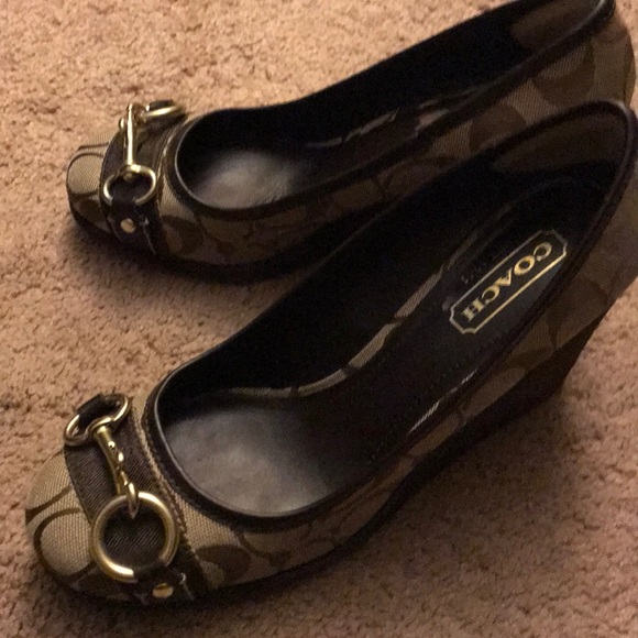 Shoes | Coach Wedges | Poshmark